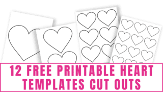 12 Free Printable Heart Templates Cut Outs