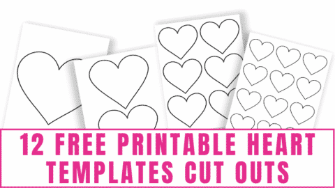 12 Free Printable Heart Templates Cut Outs