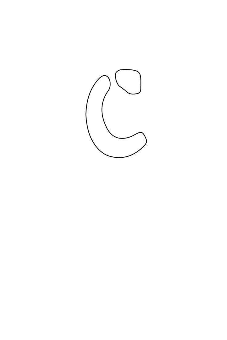 Free Printable Alphabet Stencils Templates: Lowercase