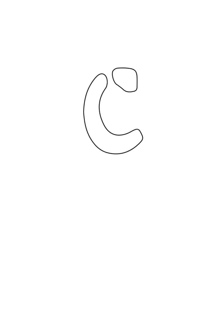 Free Printable Alphabet Stencils Templates: Lowercase