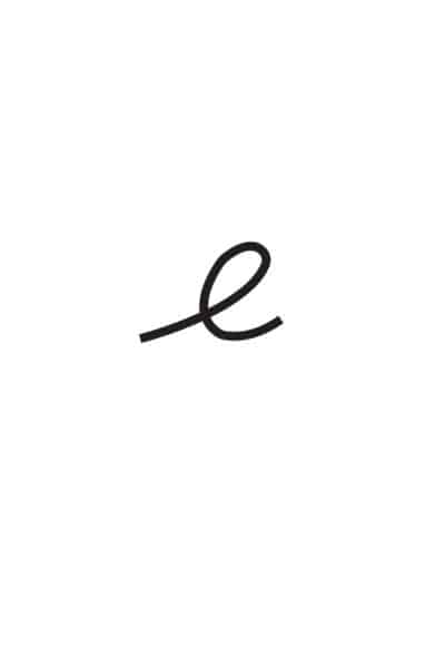 Free Printable Lowercase Cursive Alphabet