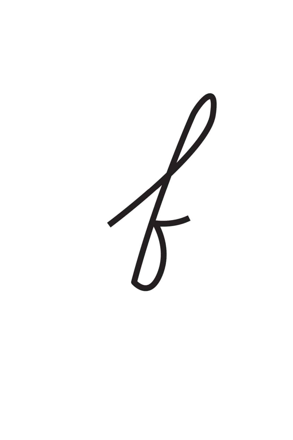 Free Printable Lowercase Cursive Alphabet