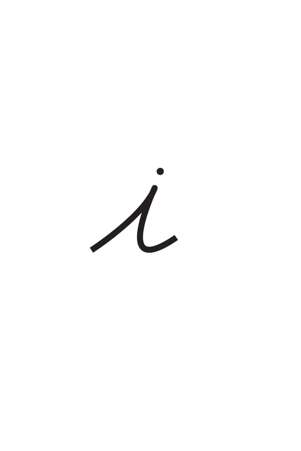 Free Printable Lowercase Cursive Alphabet