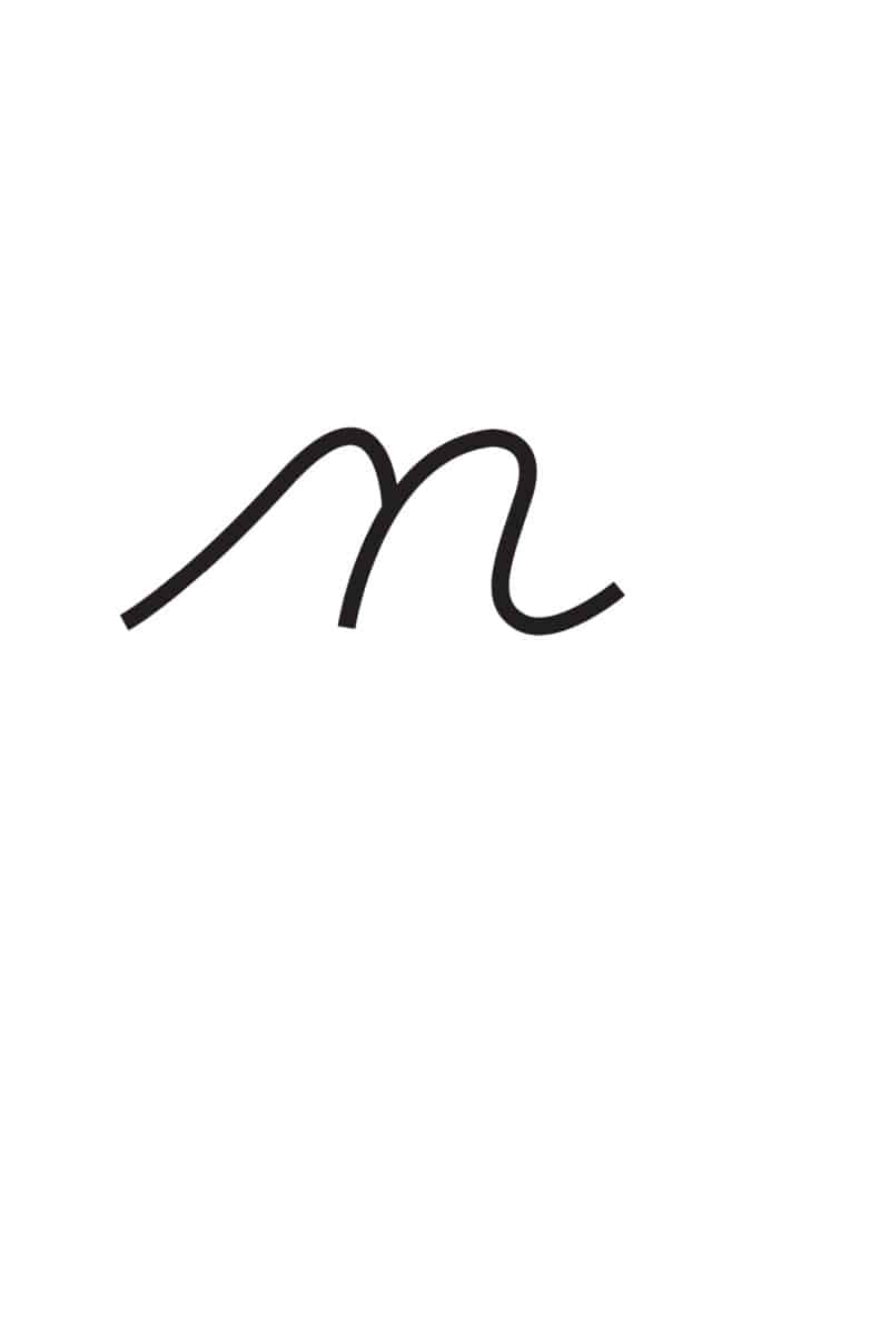 Free Printable Lowercase Cursive Alphabet