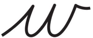 Free Cursive Letters Printable: Lowercase W