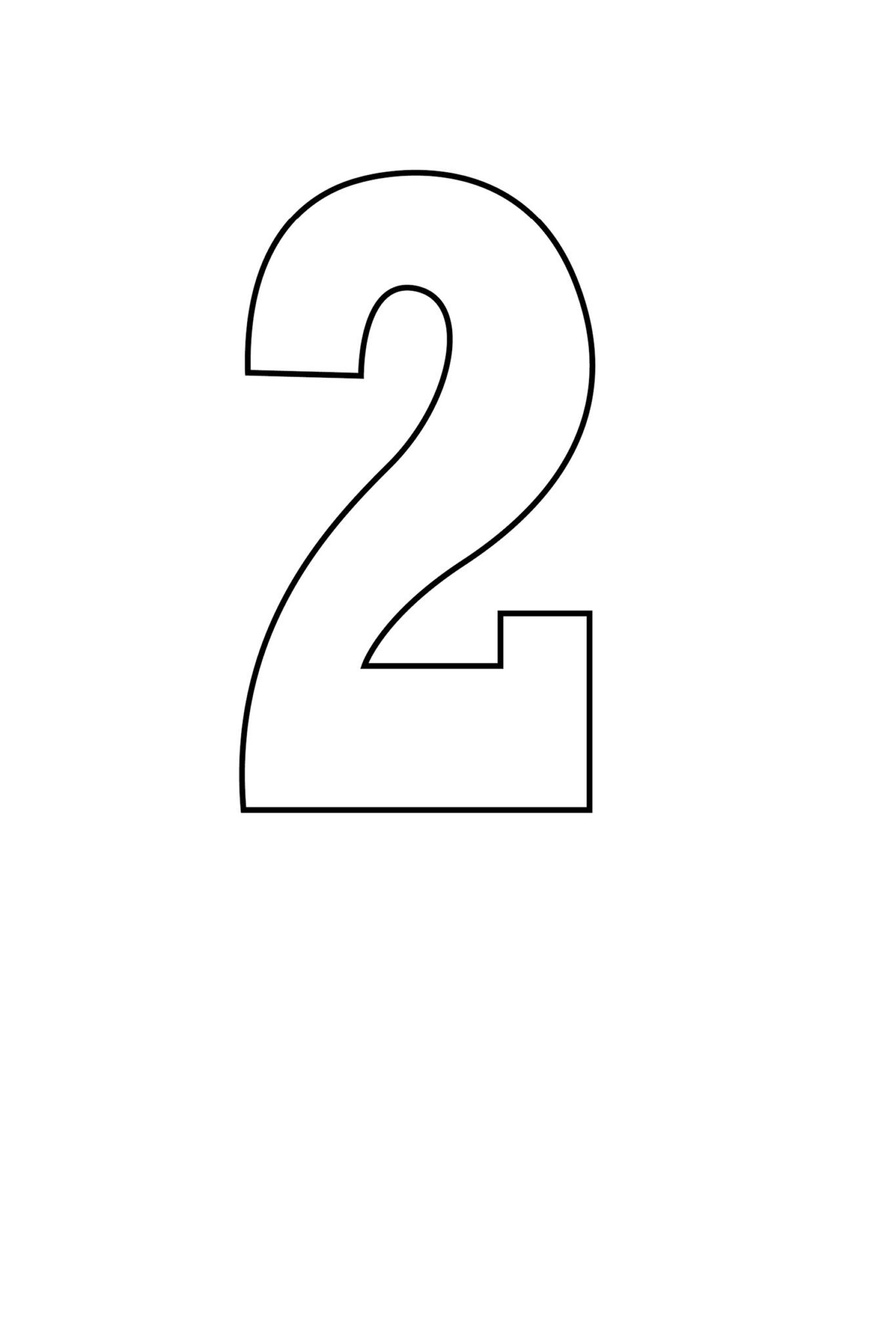 Free Printable Number Stencils Set - Freebie Finding Mom