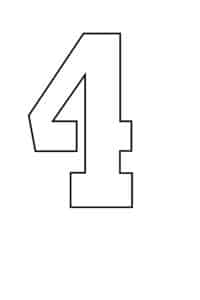 Free Printable Number Stencils Set