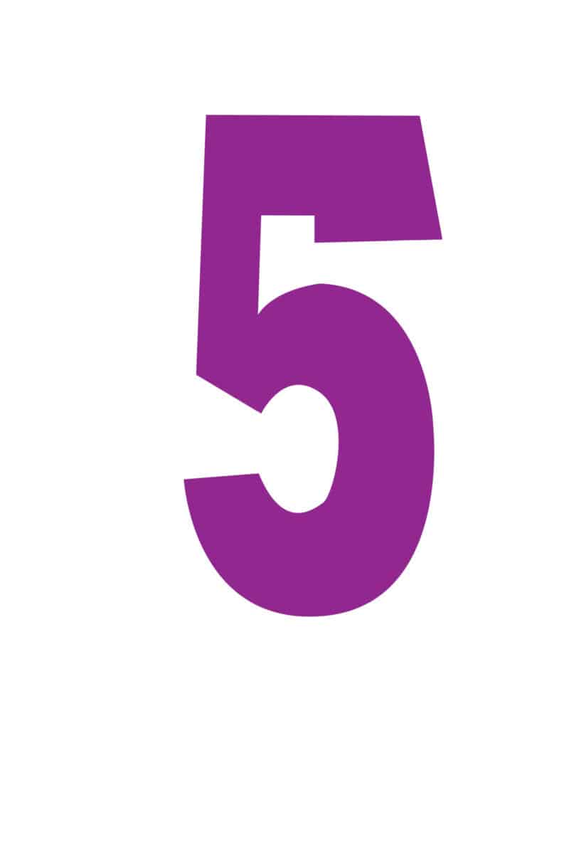 Free Printable Number Stencils Set - Freebie Finding Mom