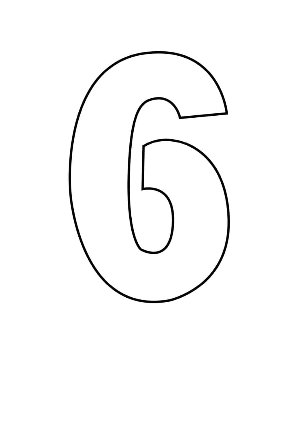 Free Printable Number Stencils Set