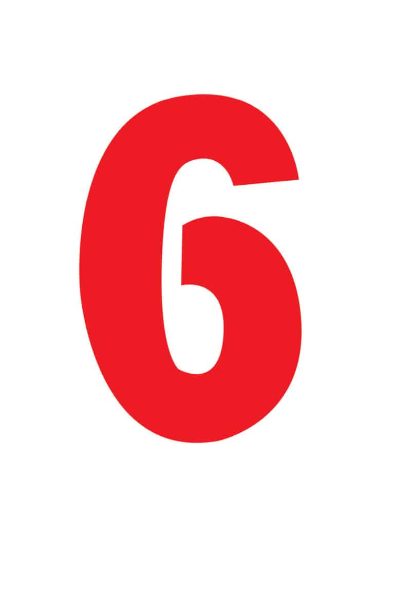 Free Printable Number Stencils Set - Freebie Finding Mom