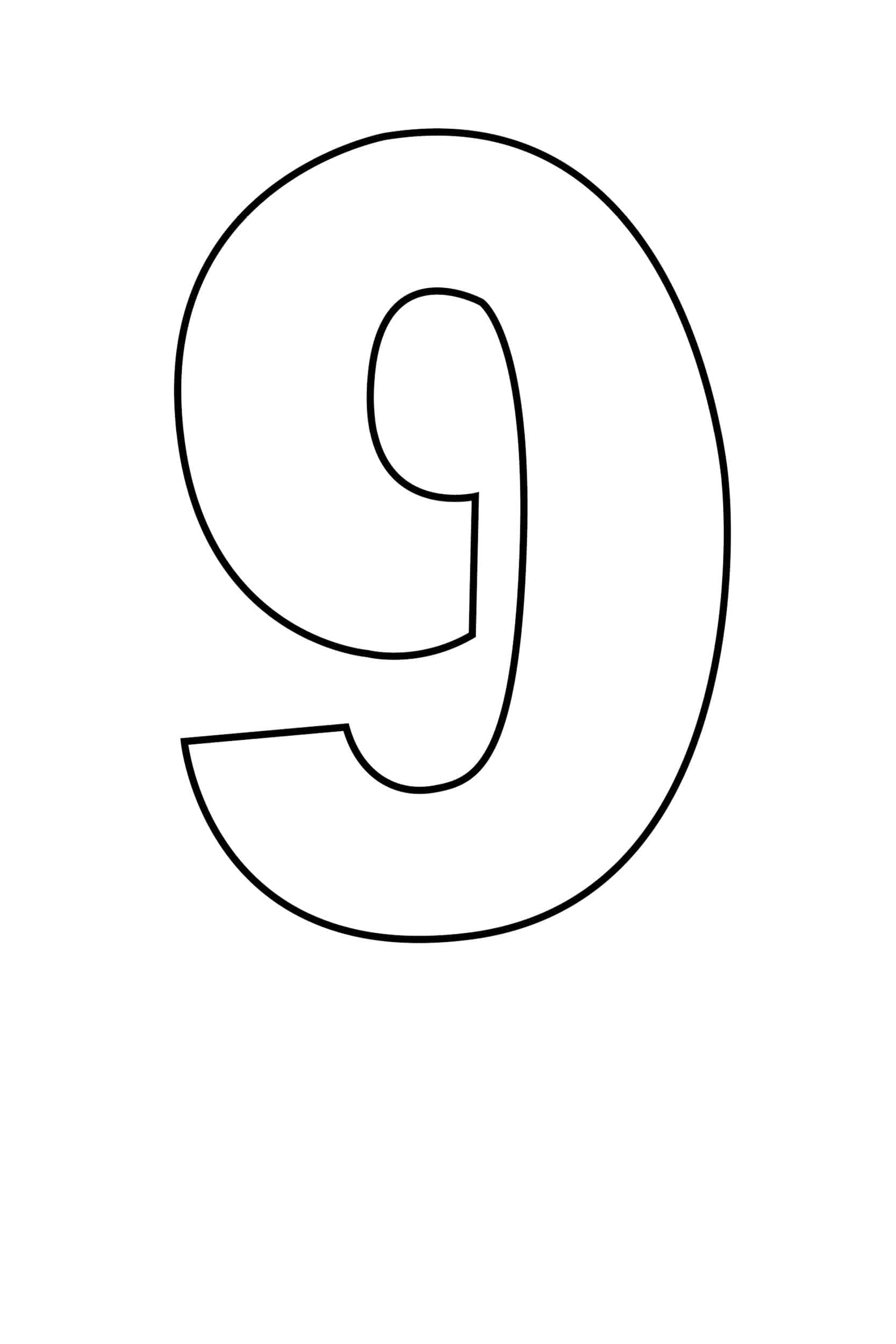 Free Printable Number Stencils Set