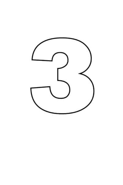 Free Printable Numbers Templates