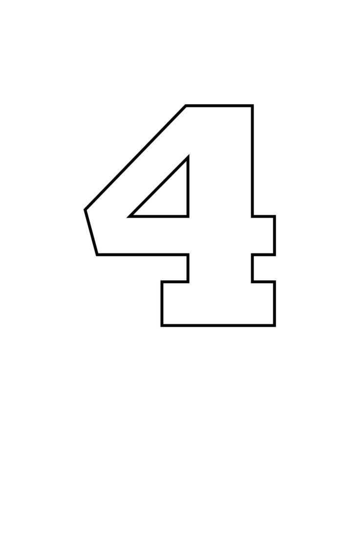 Free Printable Numbers Templates