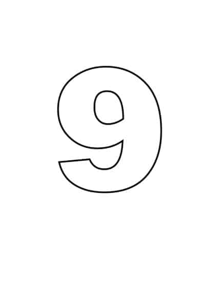 Free Printable Numbers Templates