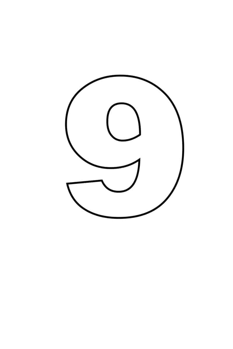Free Printable Numbers Templates