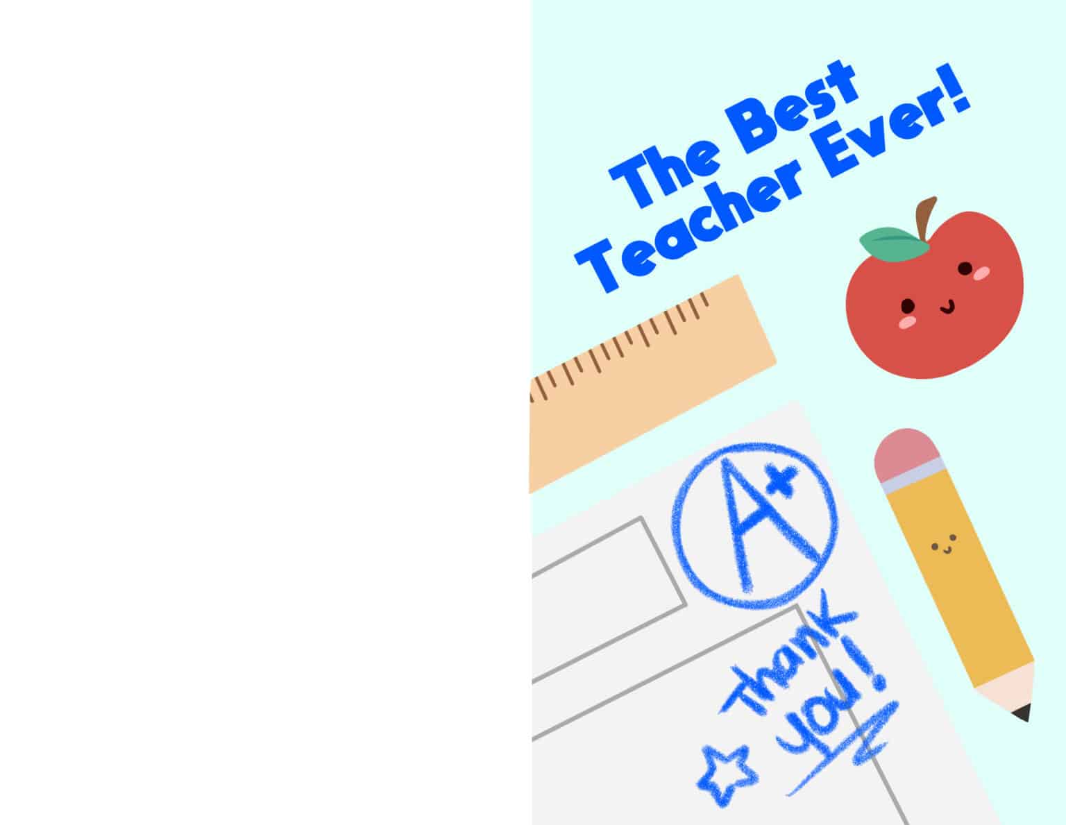 3 Free Printable Teacher Appreciation Cards