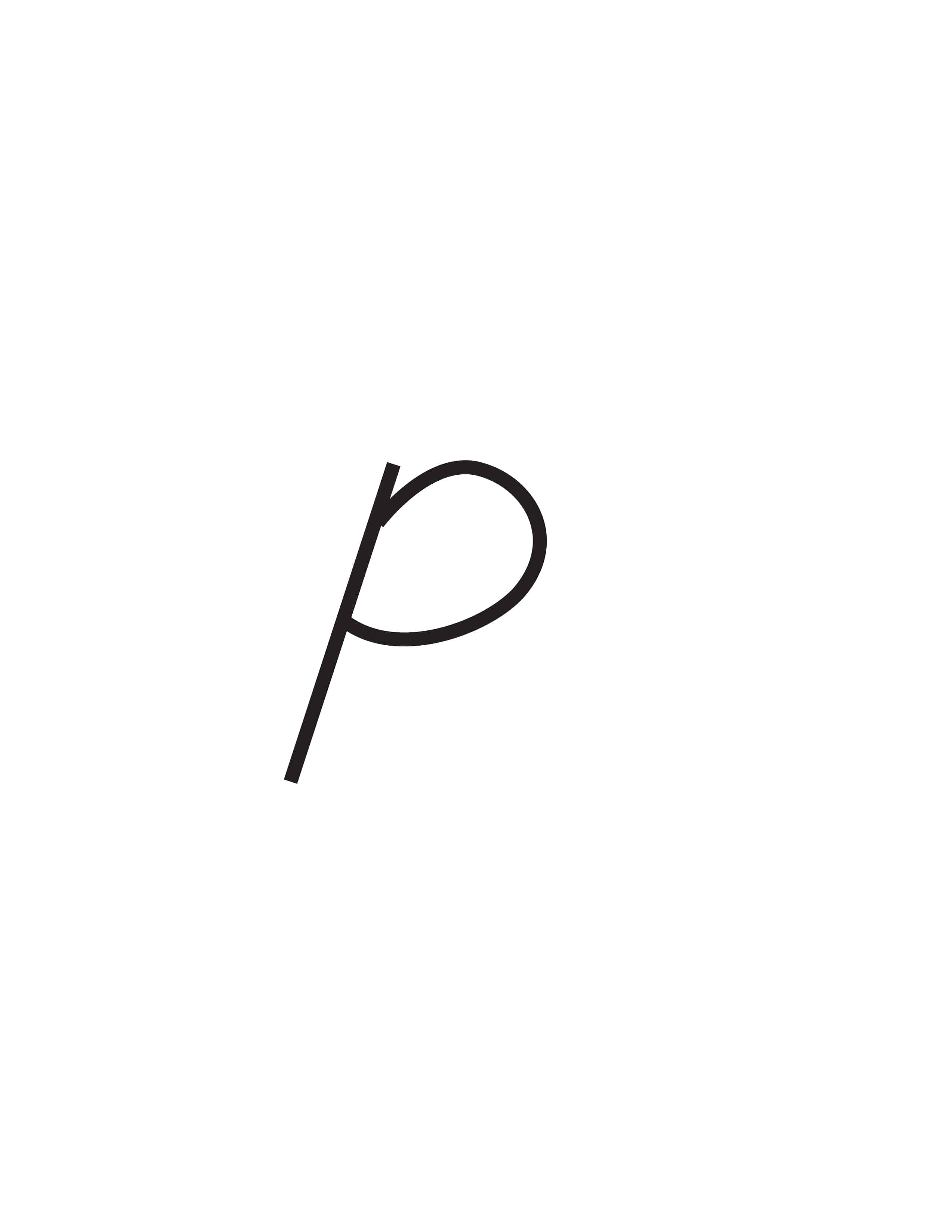 Free Printable Cursive Letters Capital Cursive P Freebie Finding Mom