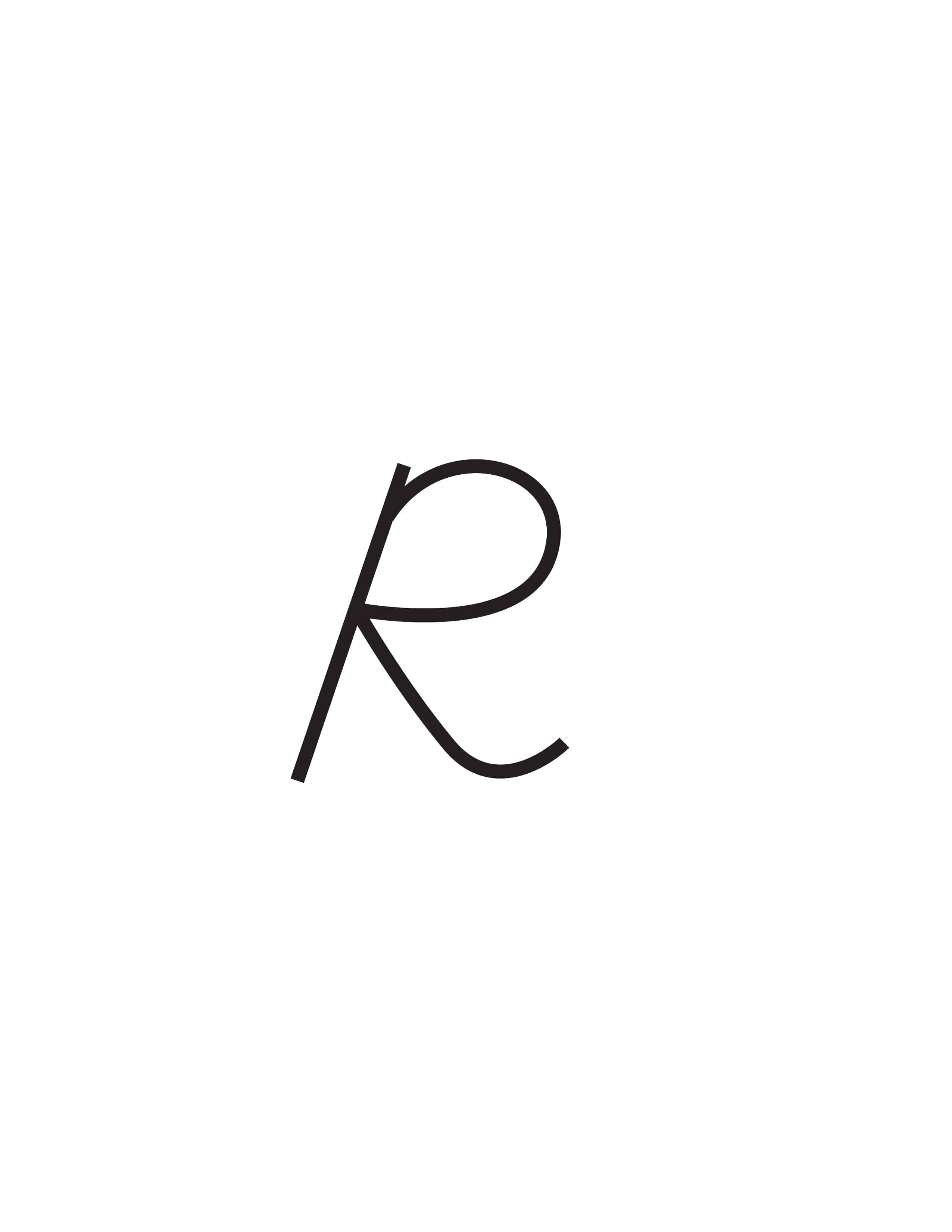 Free Printable Cursive Letters Capital Cursive R Freebie Finding Mom