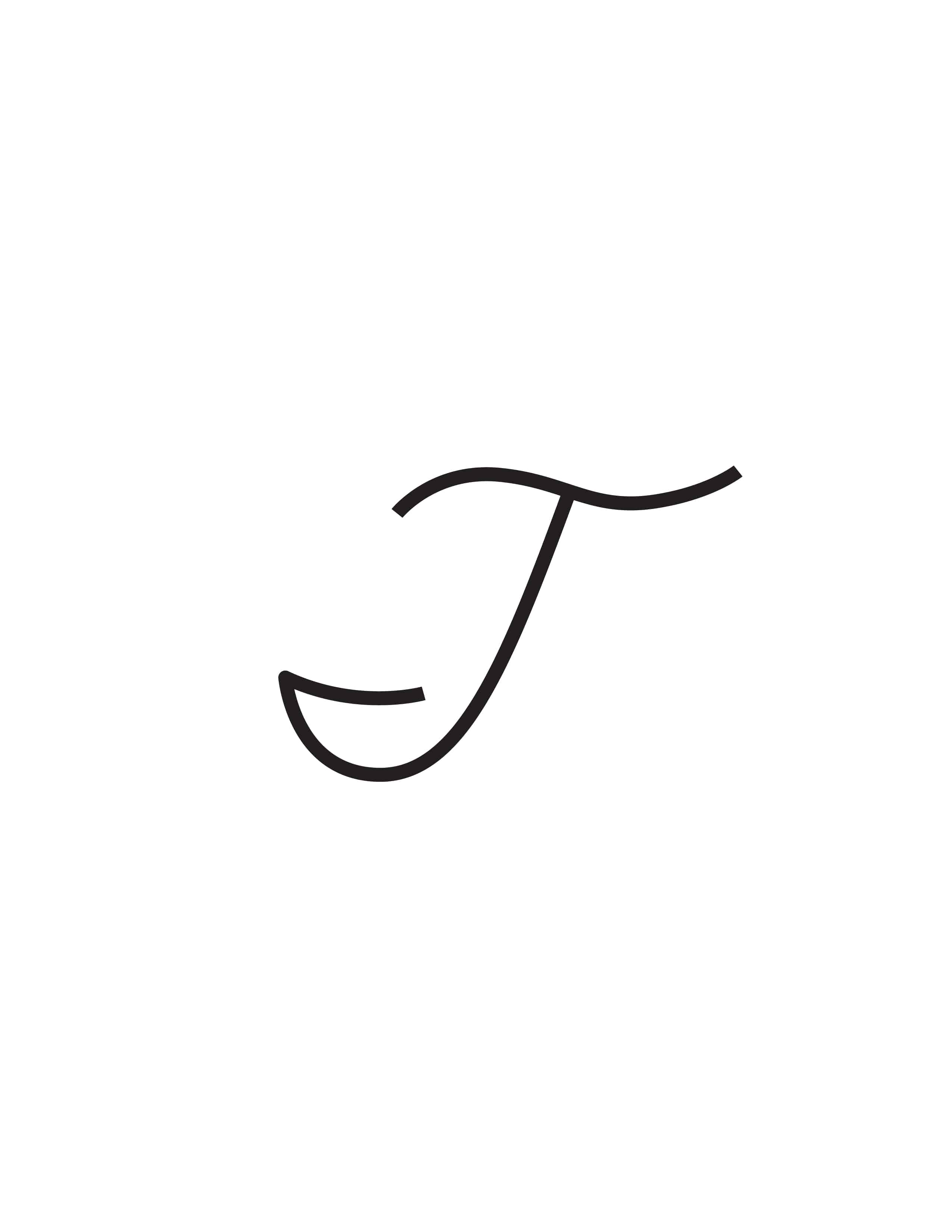 Free Printable Cursive Letters Capital Cursive T Freebie Finding Mom