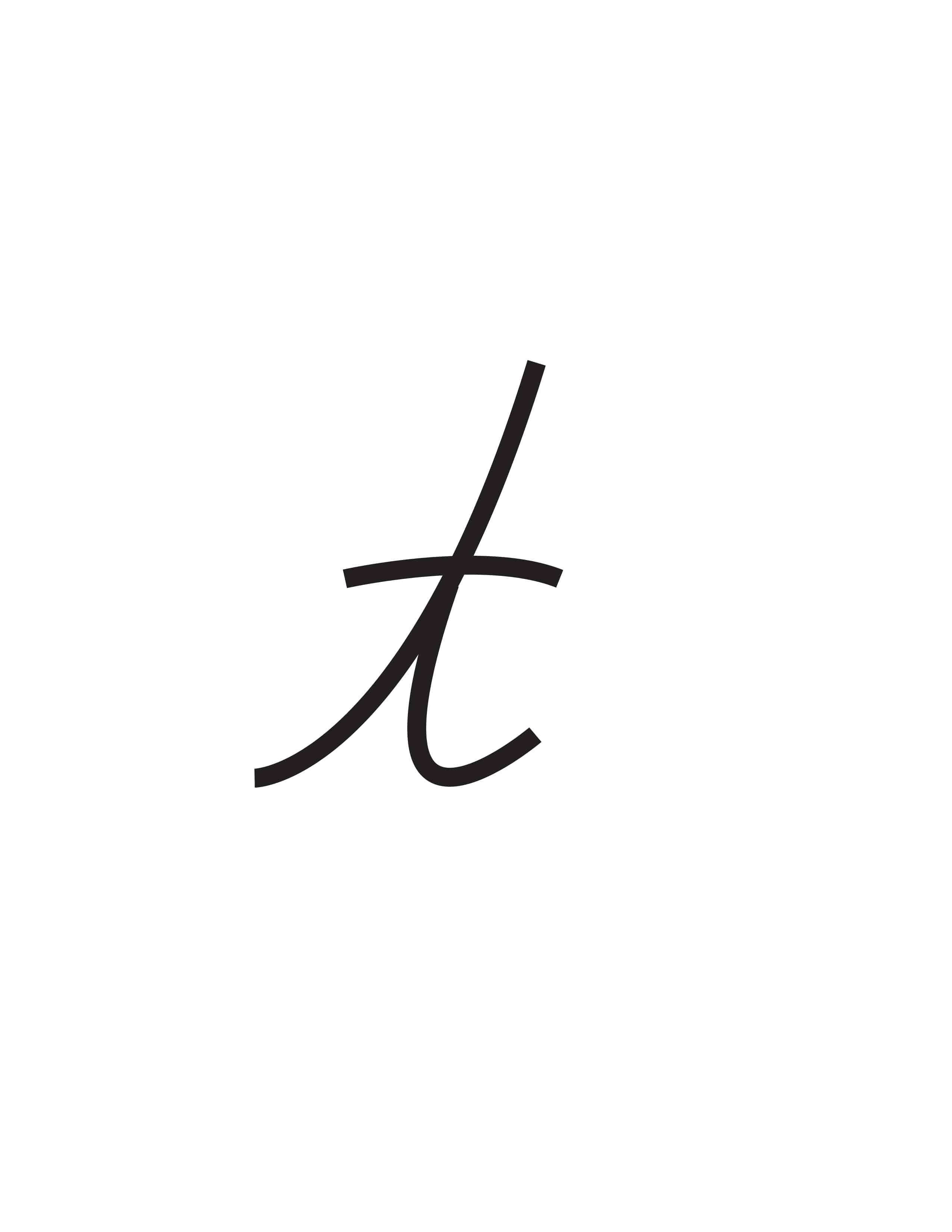 Free Printable Lowercase Cursive Letters Lowercase Cursive T Freebie