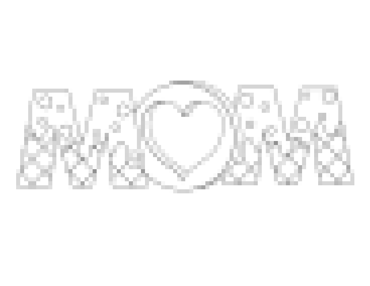 "Mom" in Bubble Letters (3 Free Printables) - Freebie Finding Mom