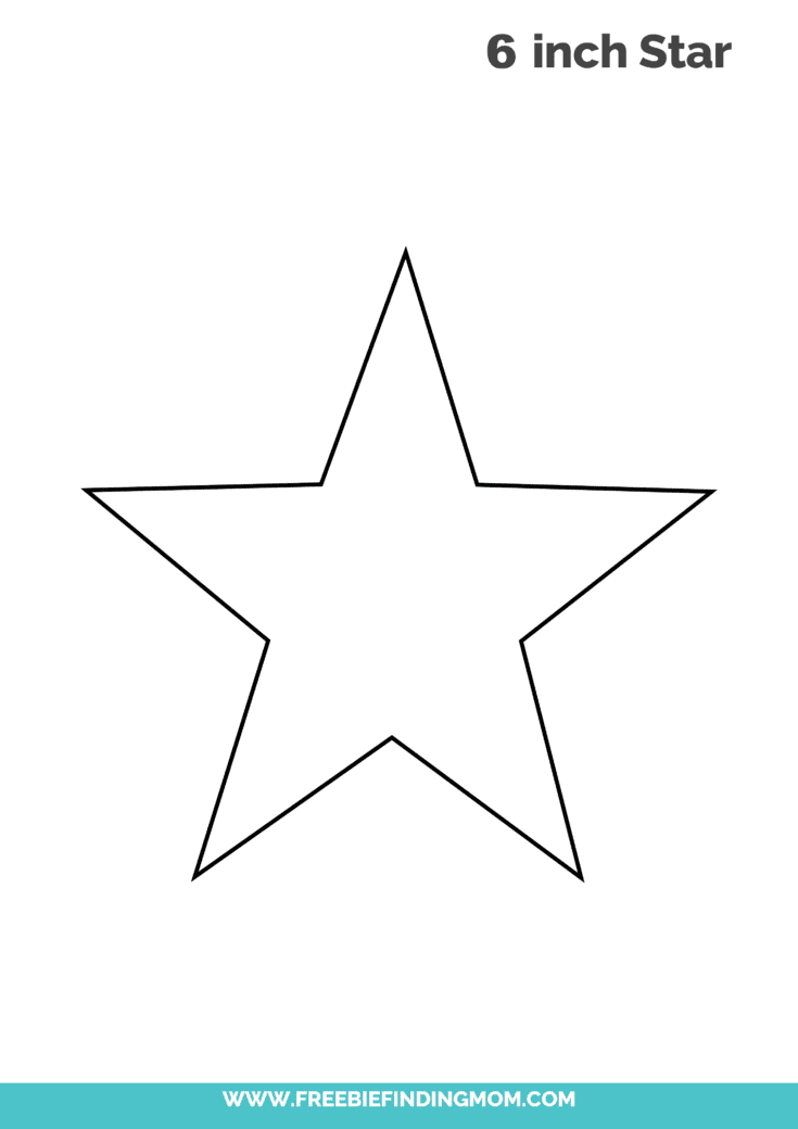 Large Star Template To Print