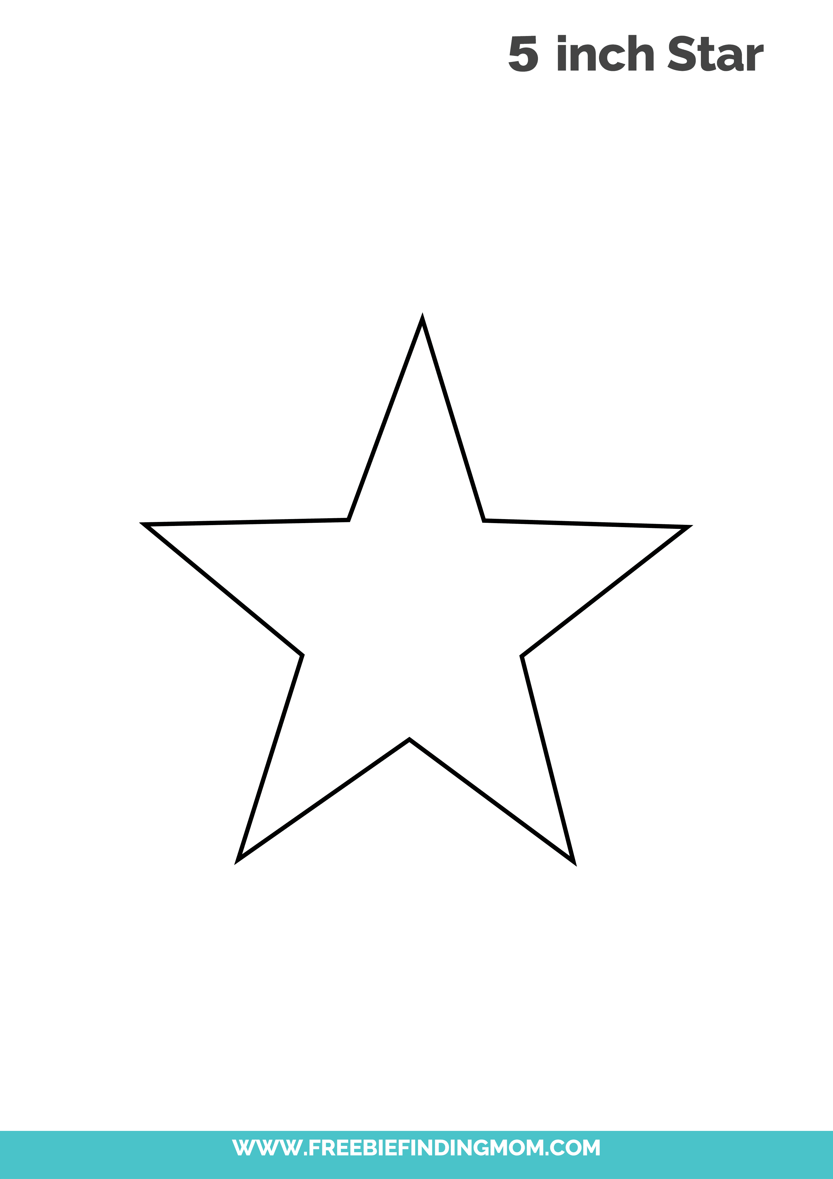18 Free Printable Star Templates - Freebie Finding Mom