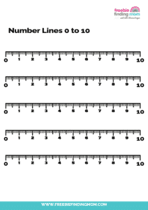 9 Free Printable Number Lines For Kids - Freebie Finding Mom