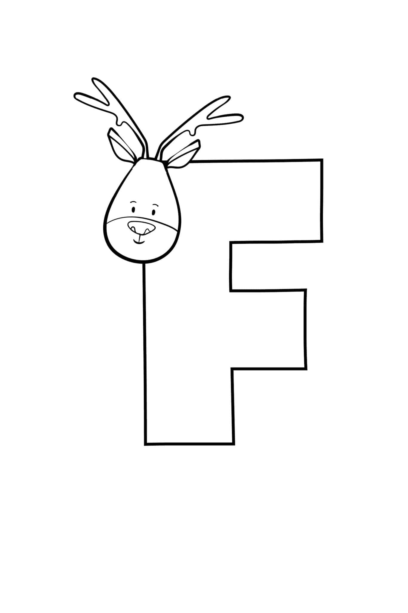 Printable Bubble Letters: Fancy Bubble Letter F