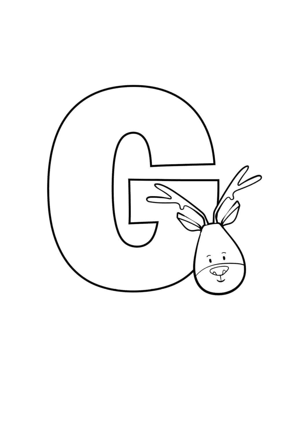 Printable Bubble Letters: Fancy Bubble Letter G