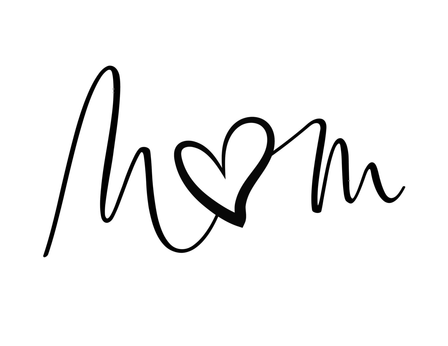 "Mom" Calligraphy (3 Free Printables)