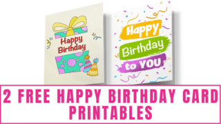 How to Write "Happy Birthday" in Cursive (3 Free Printables)