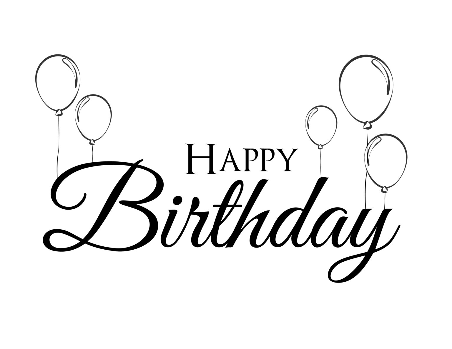  Happy Birthday Calligraphy 3 Free Printables Freebie Finding Mom