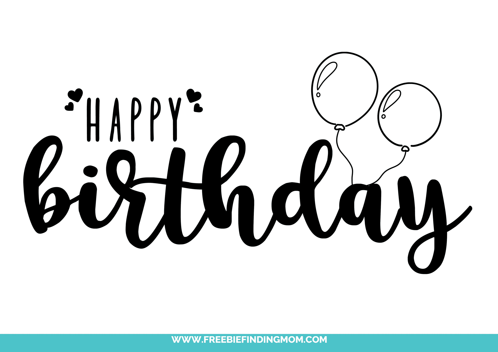 Printable Happy Birthday Font Printable Word Searches
