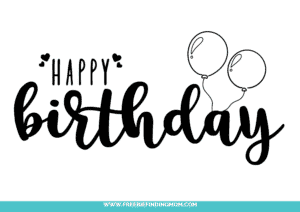 How to Write "Happy Birthday" in Cursive (3 Free Printables)