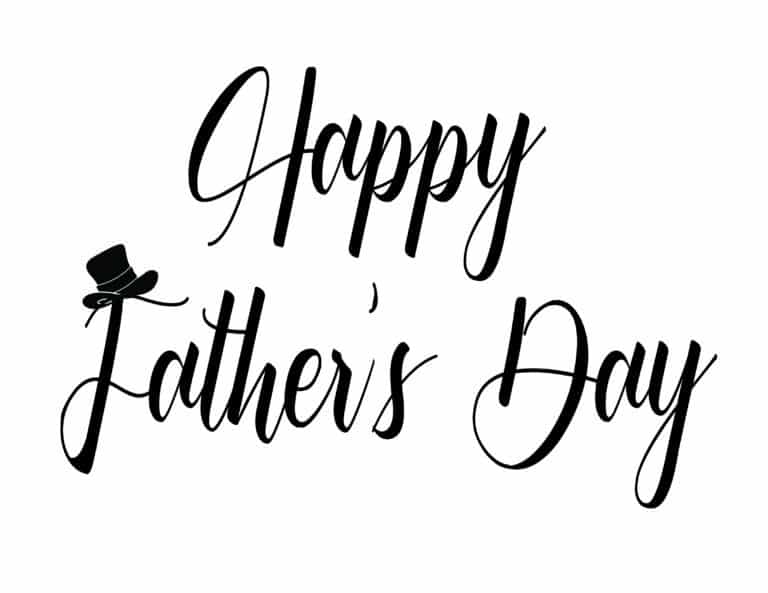 How to Write "Happy Father's Day" in Cursive - Freebie Finding Mom