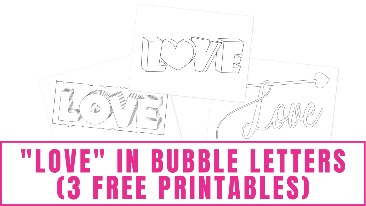 How to Write "Love" in Cursive Font - Freebie Finding Mom