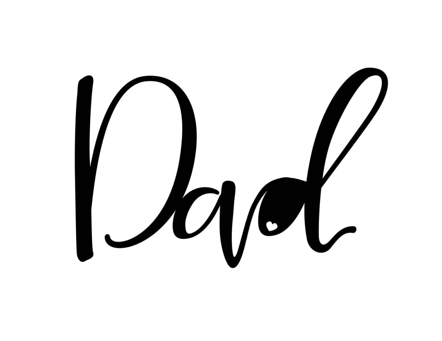 How to Write "Dad" in Cursive Writing - Freebie Finding Mom