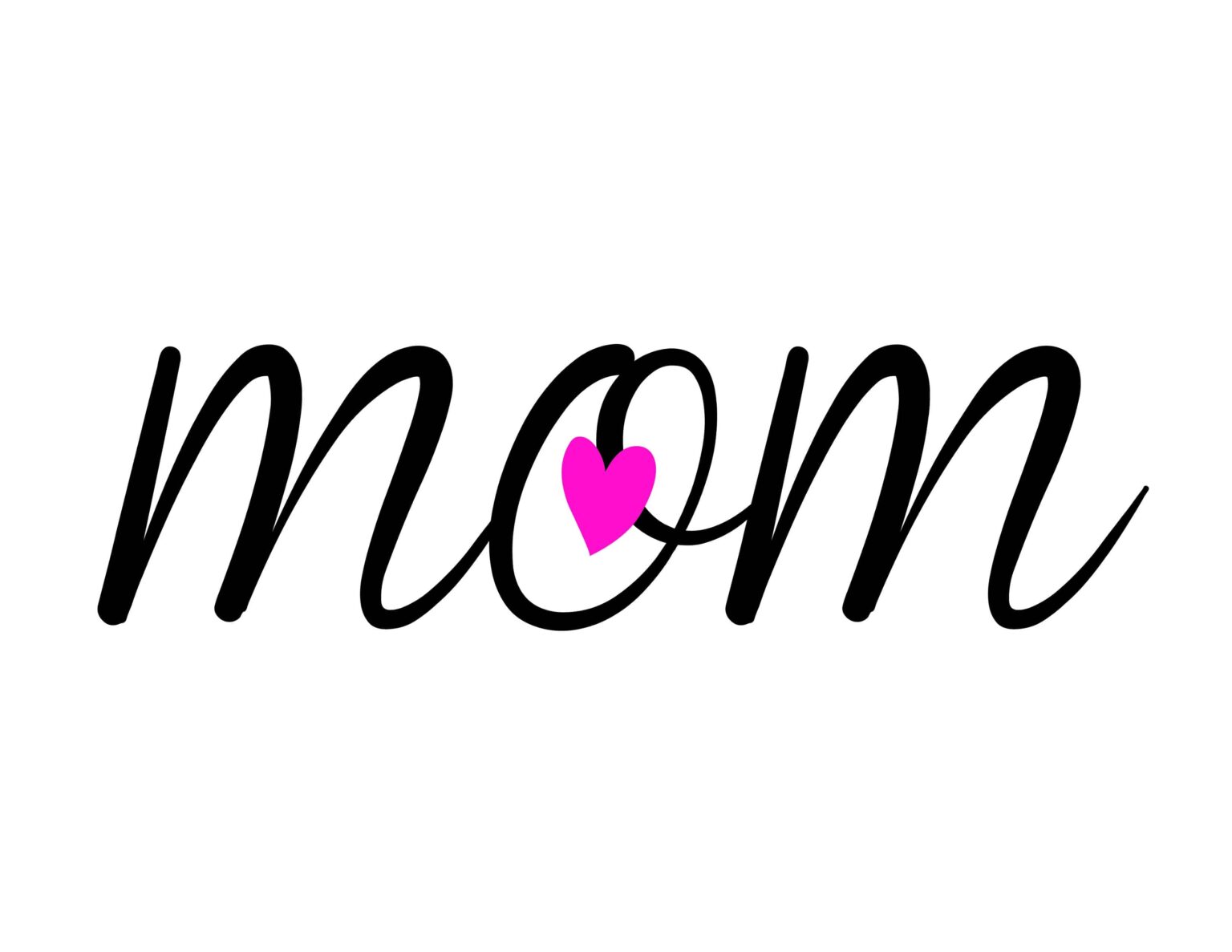 "Mom" Calligraphy (3 Free Printables)