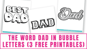 How to Write "Dad" in Cursive Writing - Freebie Finding Mom