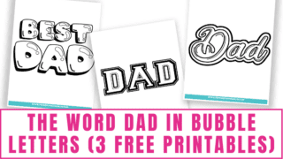 How to Write "Dad" in Cursive Writing - Freebie Finding Mom