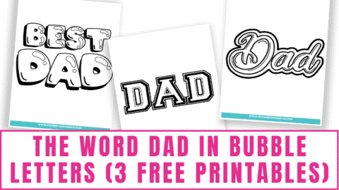 How to Write "Dad" in Cursive Writing - Freebie Finding Mom