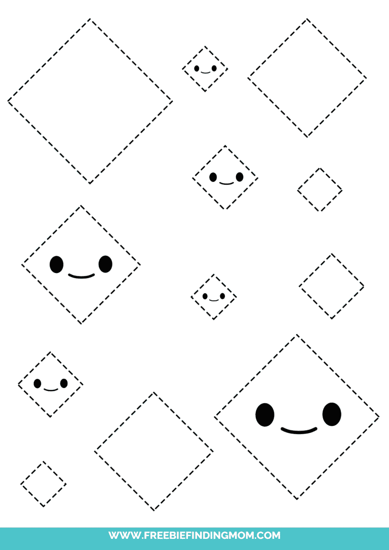 Free Printable Diamond Shape