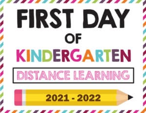 First Day of School Chalkboard Sign Printable - Freebie Finding Mom