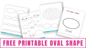 Free Printable Oval Shape