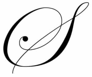 Free Cursive Letters Printable: Royal Fancy Capital S