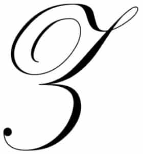 Free Cursive Letters Printable: Royal Fancy Capital Z