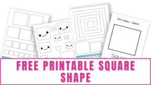 Free Printable Square Shape