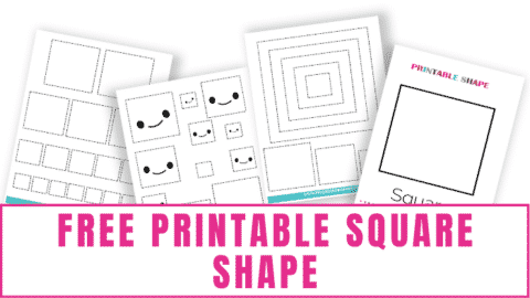 Free Printable Square Shape