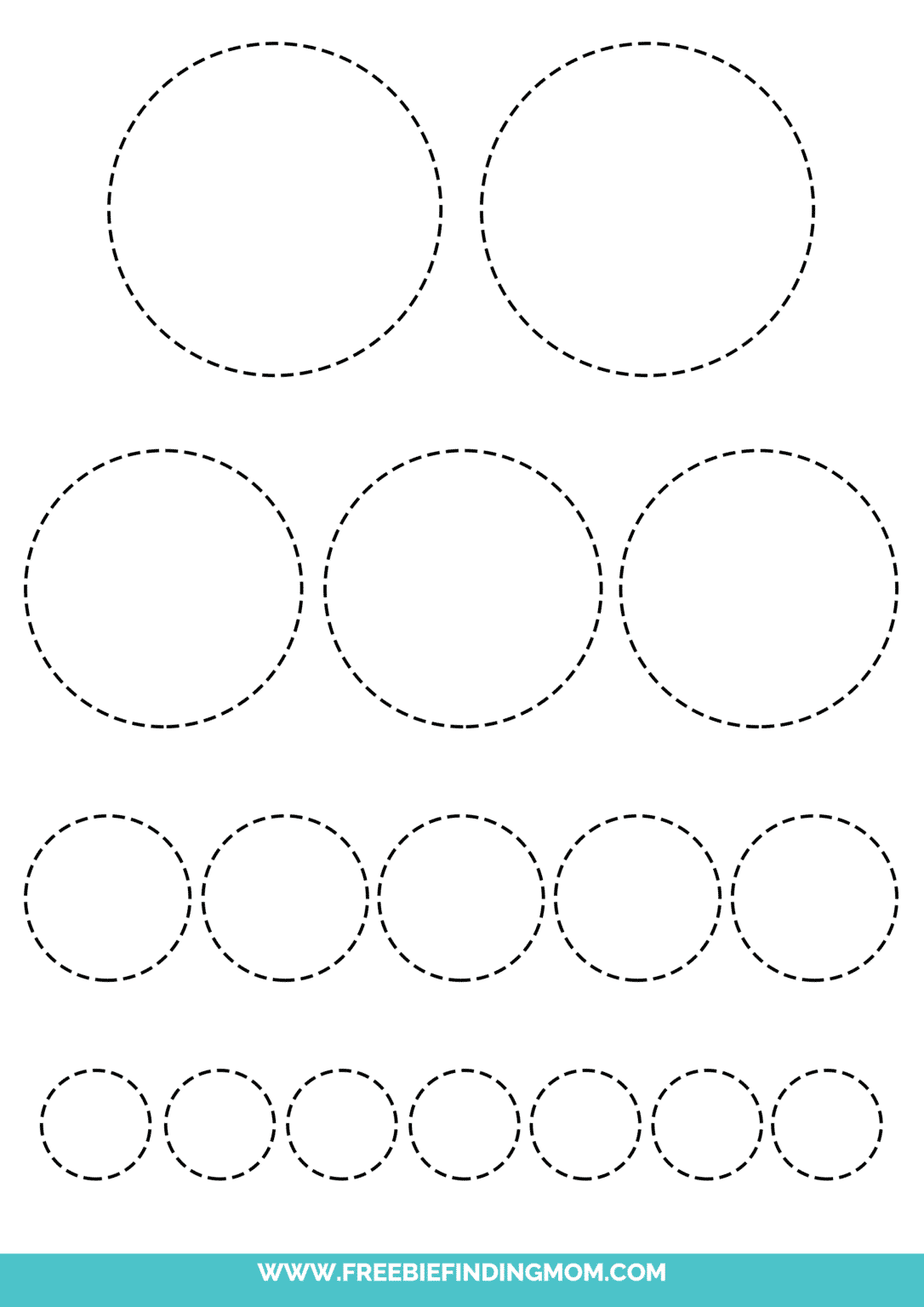 Printable Shape Tracing Worksheets - Freebie Finding Mom